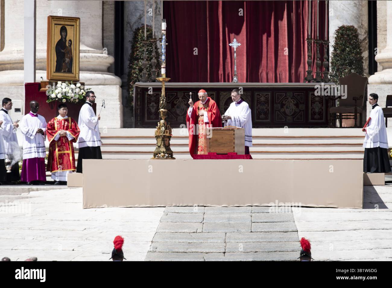 Rome, Italy. 26th Apr, 2025. Rome, Funeral of Pope Francis Ceremony in ...