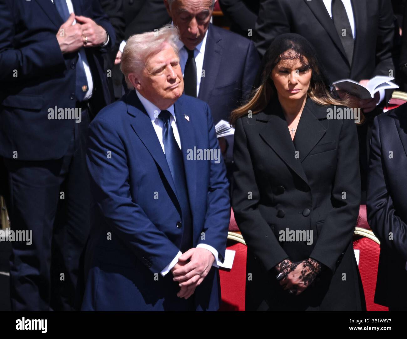 Rom, Vatikan 26.04.2025 Beerdigung Papst Franziskus: Praesident Donald ...