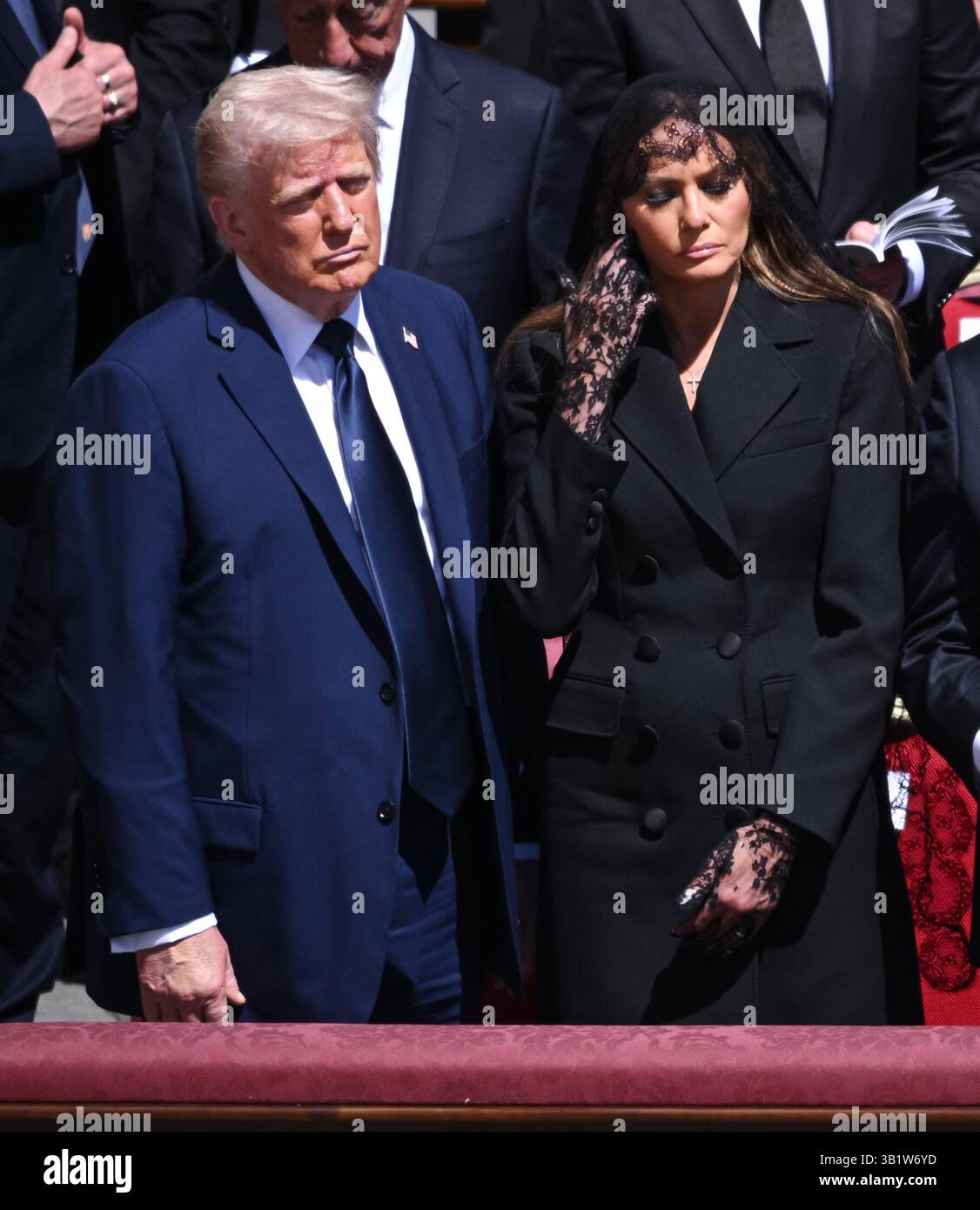 Rom, Vatikan 26.04.2025 Beerdigung Papst Franziskus: Praesident Donald ...