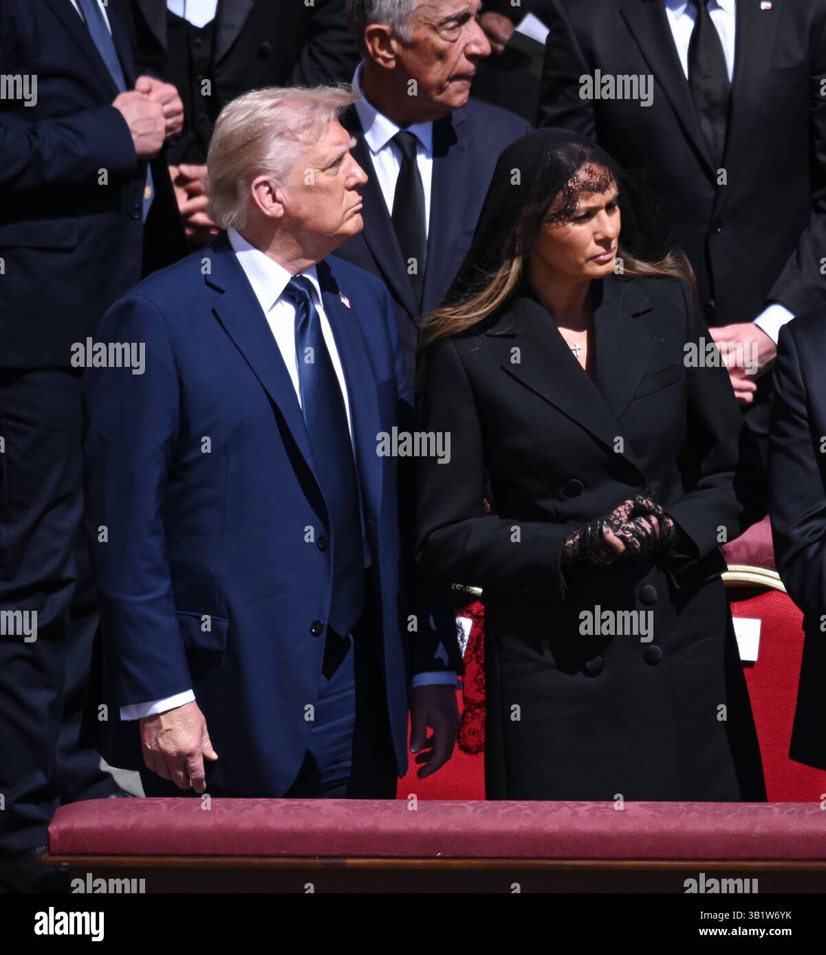 Rom, Vatikan 26.04.2025 Beerdigung Papst Franziskus: Praesident Donald ...