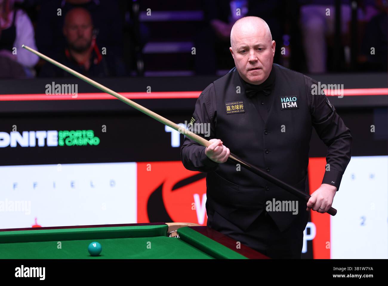 John Higgins during the 2025 Halo World Snooker Championship Game ...