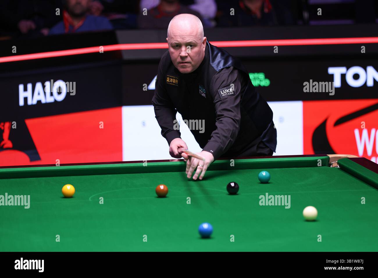 John Higgins during the 2025 Halo World Snooker Championship Game ...