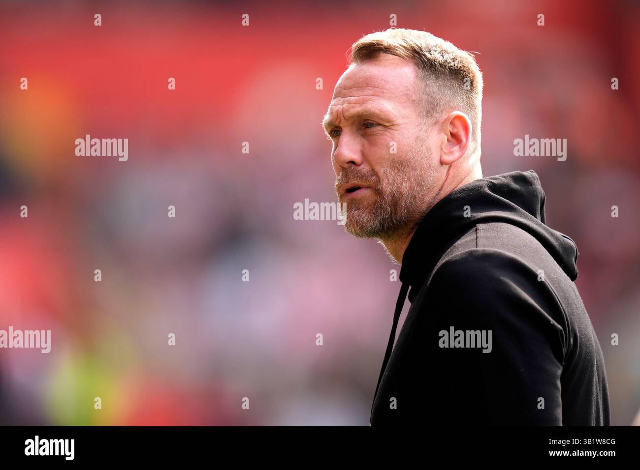 Southampton interim manager Simon Rusk before the Premier League match ...
