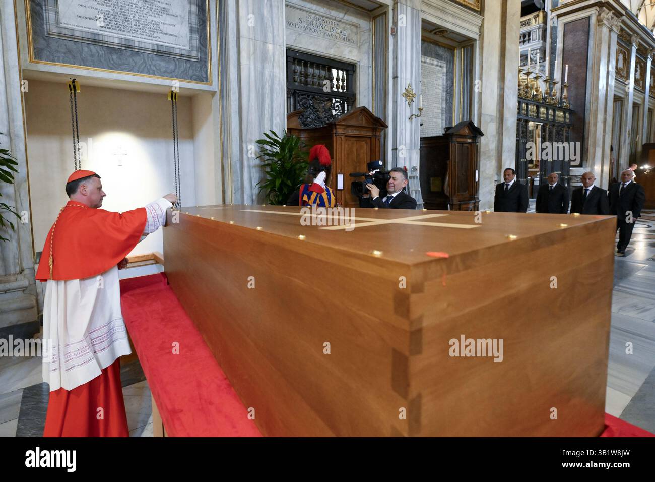 Rome, Italy. 26th Apr, 2025. Italy, Rome, Vatican, April 26, 2025 Rite ...