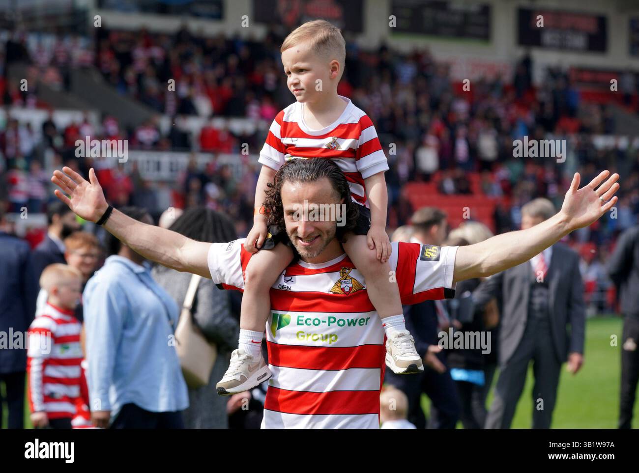 Doncaster Rovers' Jamie Sterry celebrates promotion to League One ...