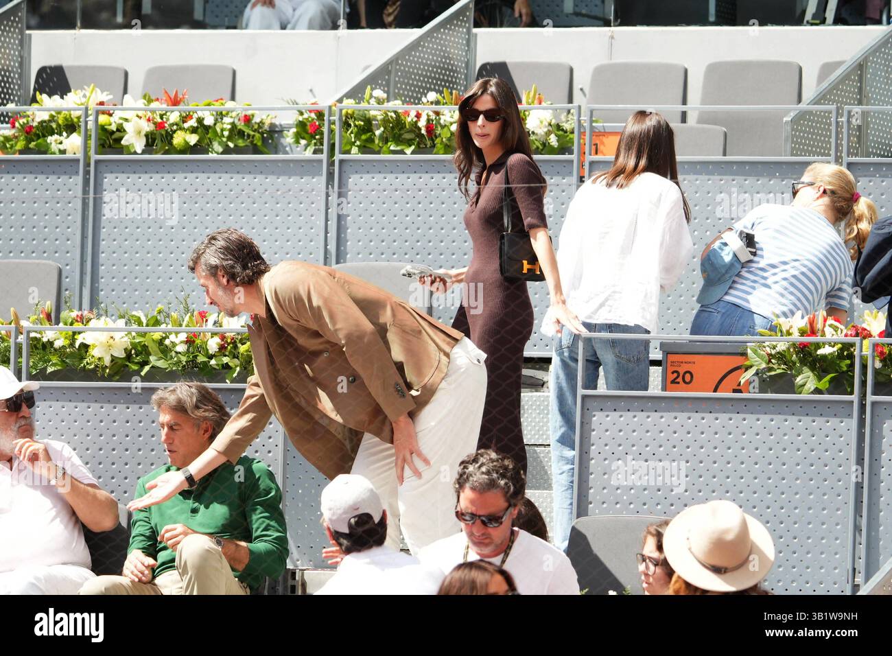 Madrid, Spain. 26th Apr, 2025. Sandra Gago and Feliciano Lopez during ...