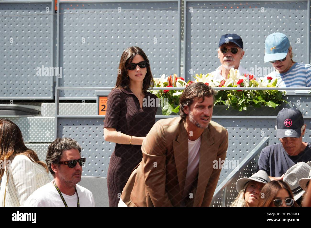 Madrid, Spain. 26th Apr, 2025. Sandra Gago and Feliciano Lopez during ...