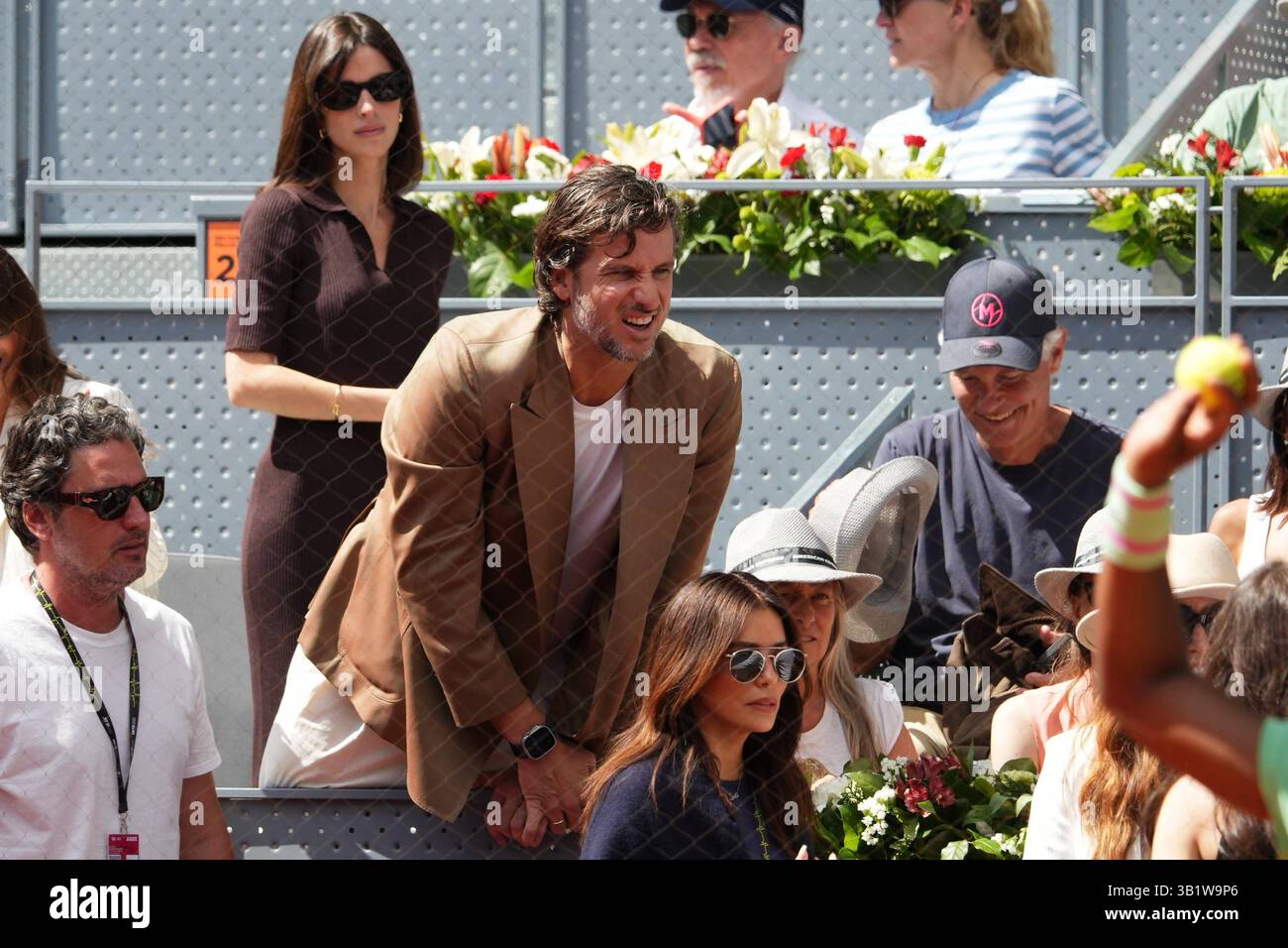 Madrid, Spain. 26th Apr, 2025. Sandra Gago and Feliciano Lopez during ...