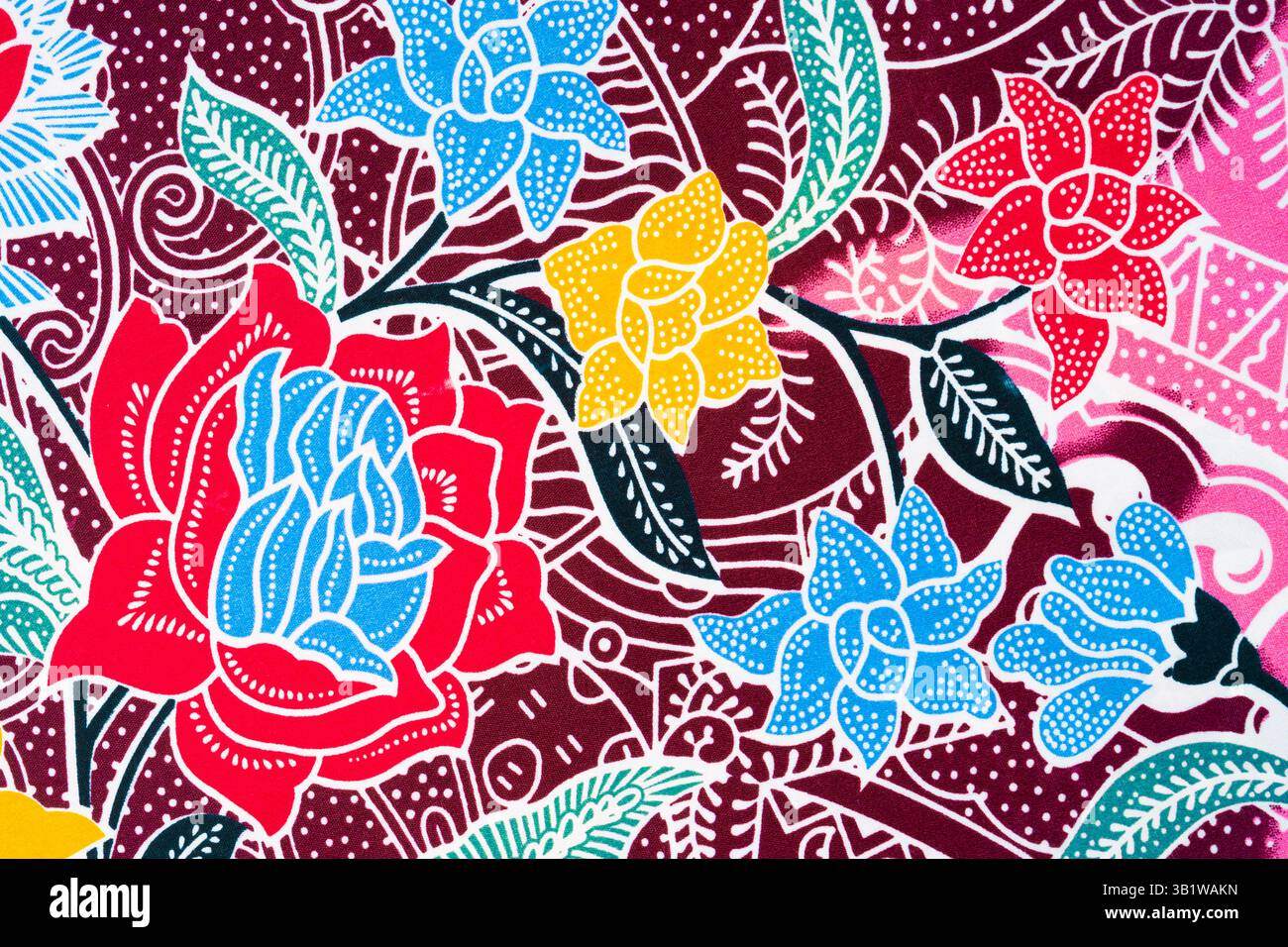 Traditional Indonesian Batik Pattern, Texture as a background Stock ...