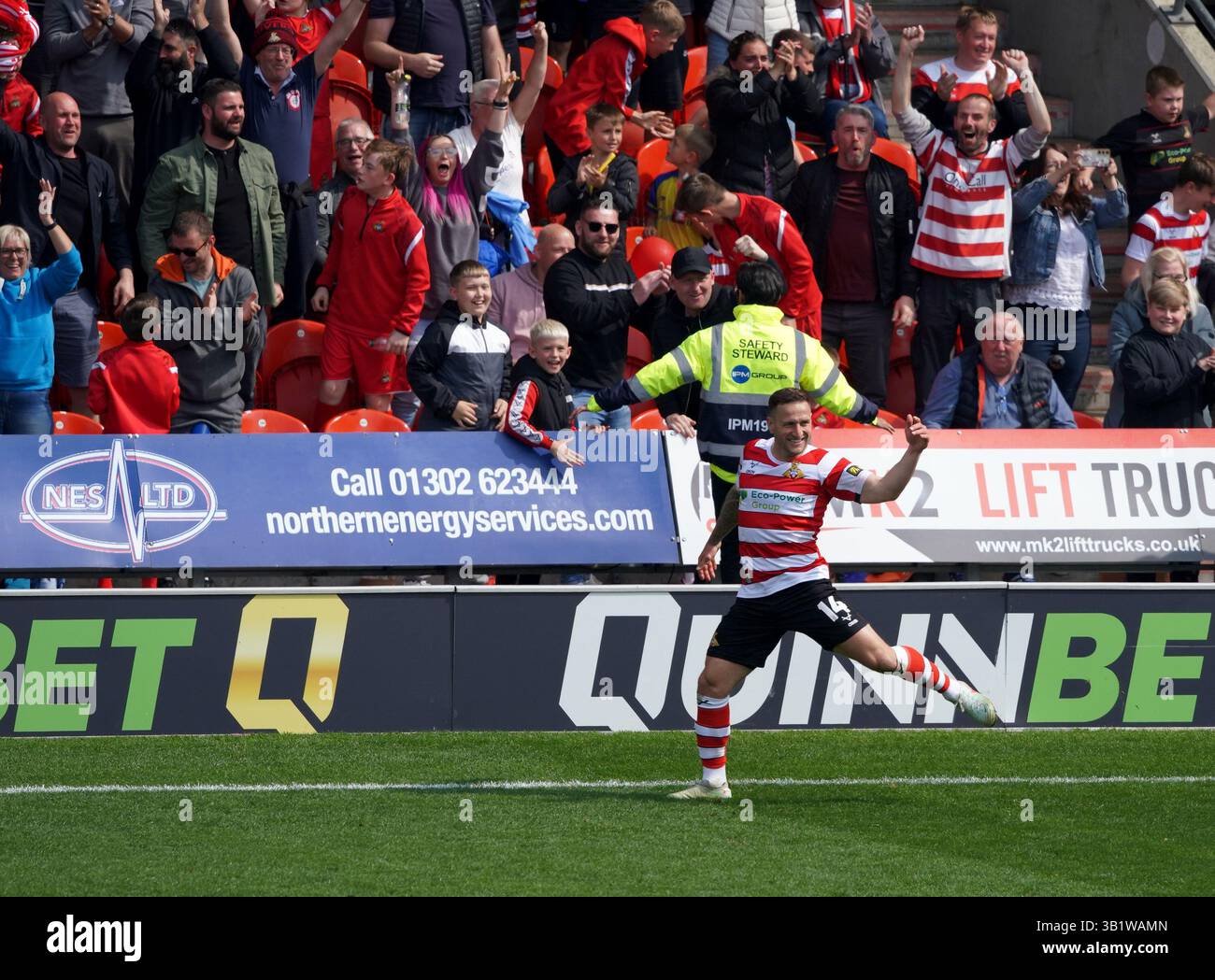 Doncaster Rovers' Billy Sharp celebrates scoring against Bradford City ...