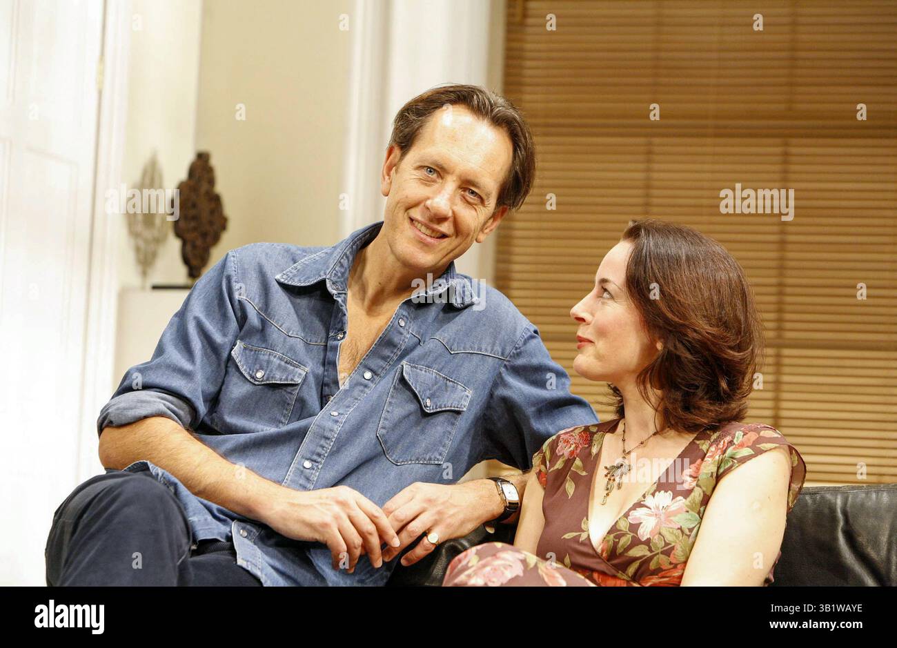 Richard E Grant (Simon Hench), Amanda Drew (Beth) in OTHERWISE ENGAGED by Simon Gray at the ...