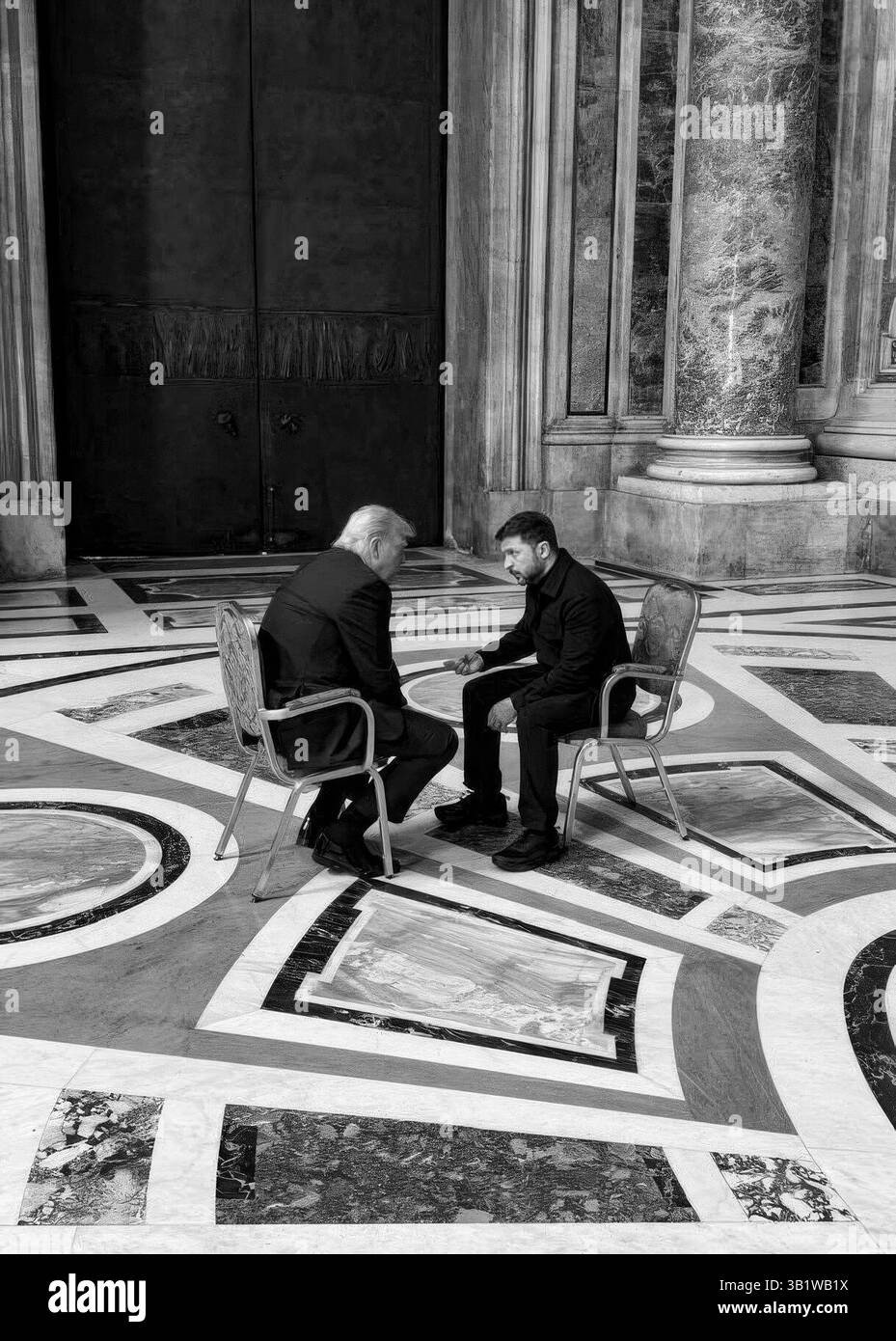 At the vatican in rome Black and White Stock Photos & Images - Alamy