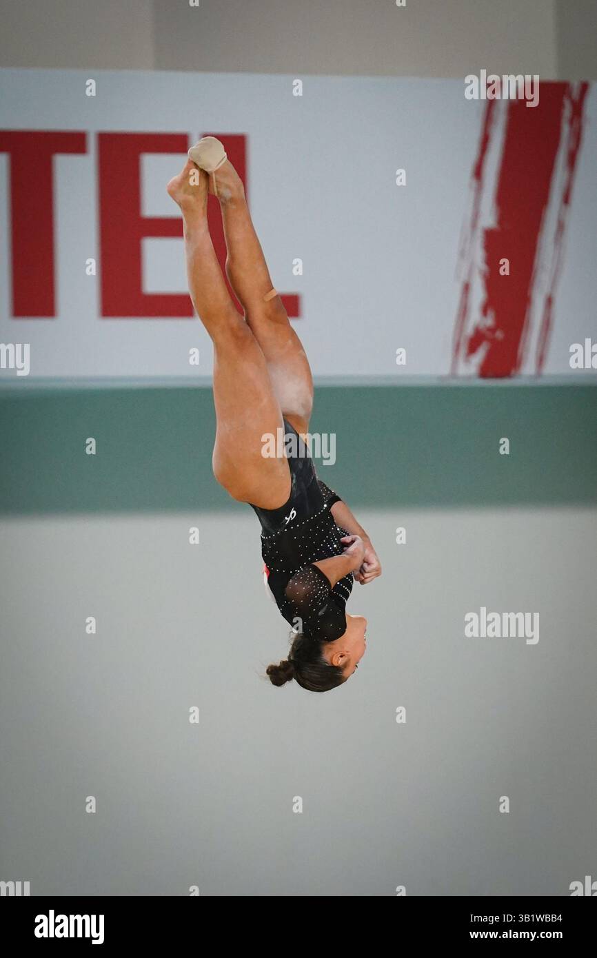 ANTALYA, TURKIYE - MARCH 23, 2025: Michelle PINEDA performing on floor ...