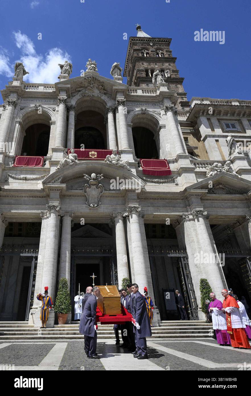 After the funeral Mass for Pope Francis at the Vatican his body has ...