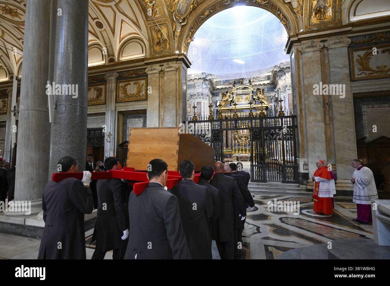 After the funeral Mass for Pope Francis at the Vatican his body has ...