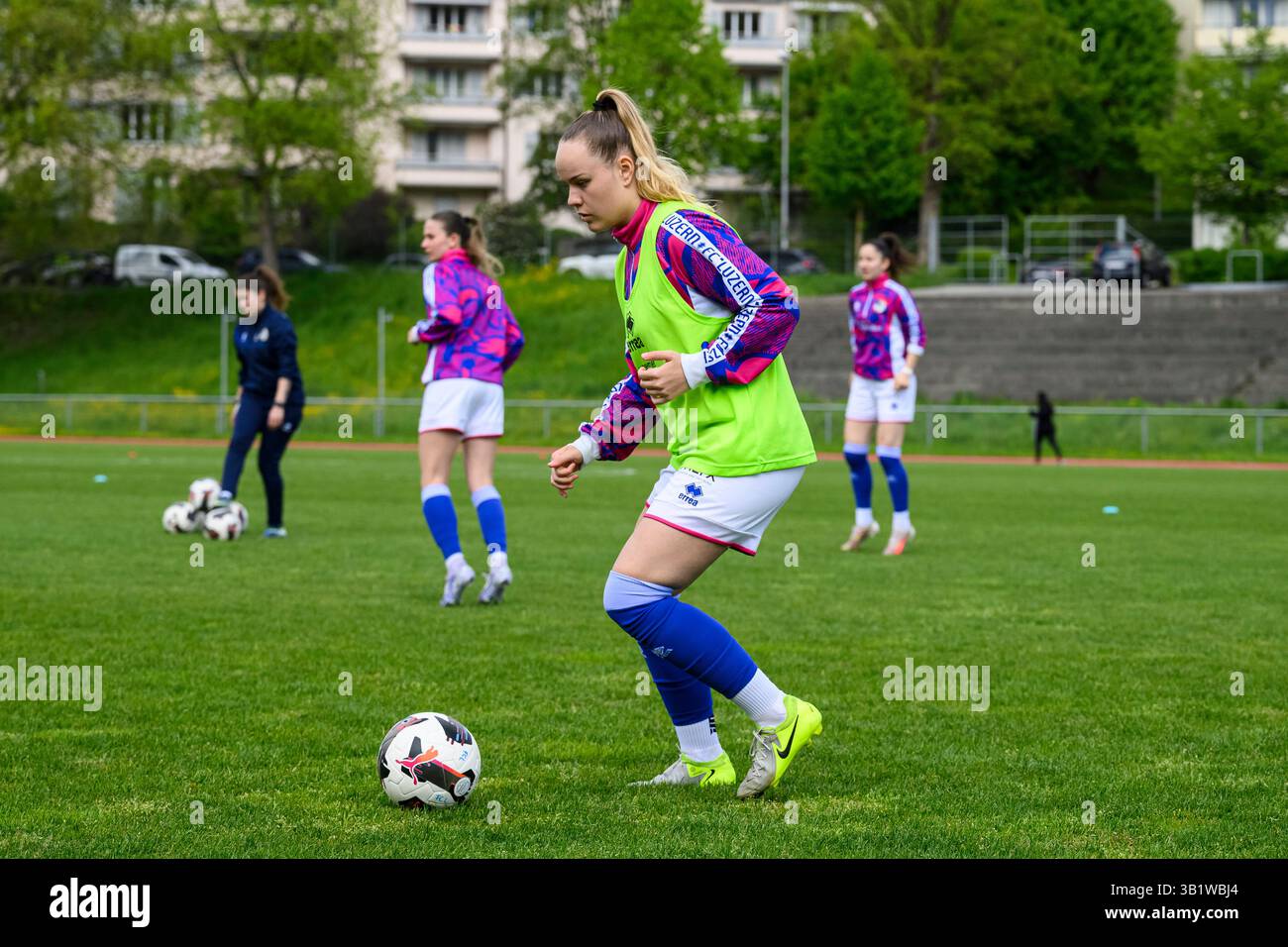 26/04/2025, Luzern, Hubelmatt, Women's Super League Platzierungsspiel ...