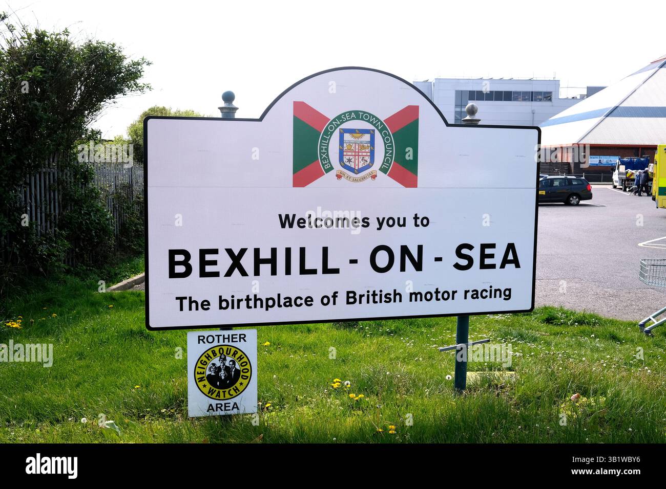 Bexhill welcome sign hi-res stock photography and images - Alamy