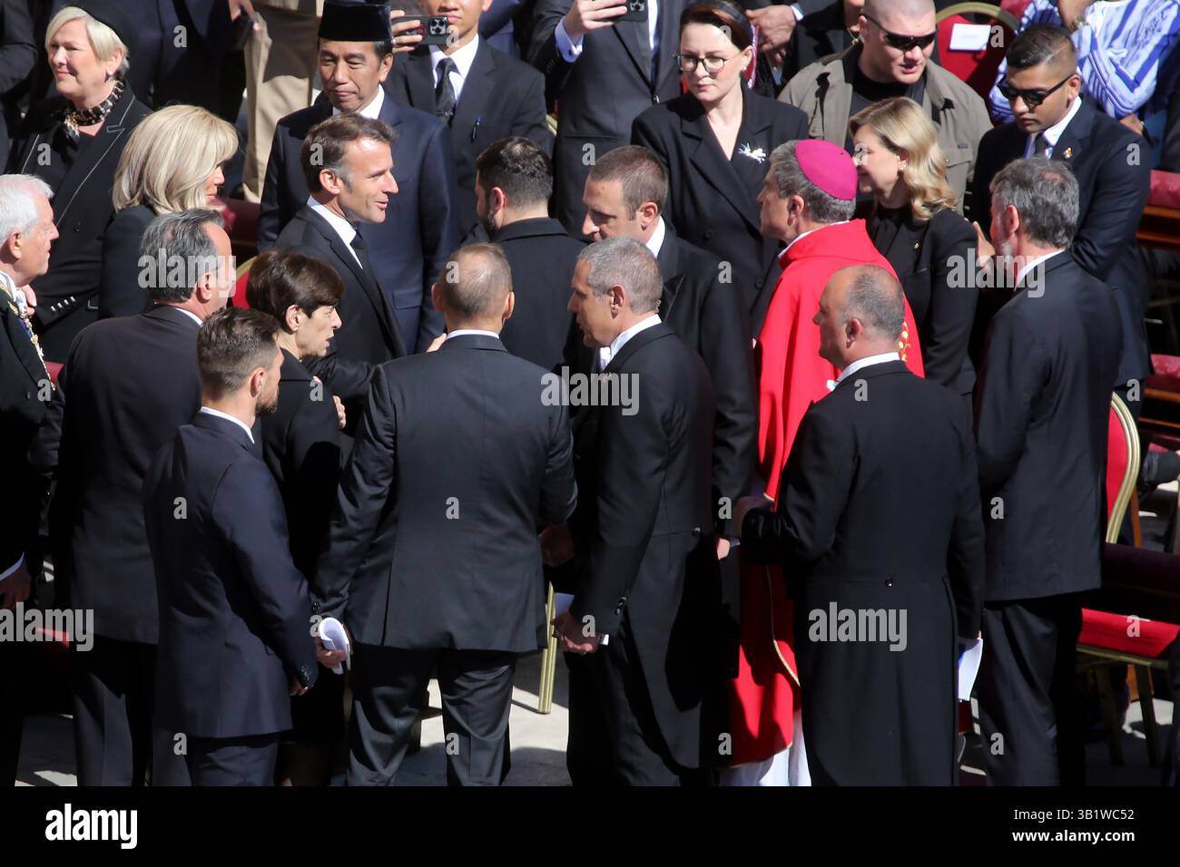 Vatican City, Vatican. 26th Apr 2025. VATICAN CITY - French President ...