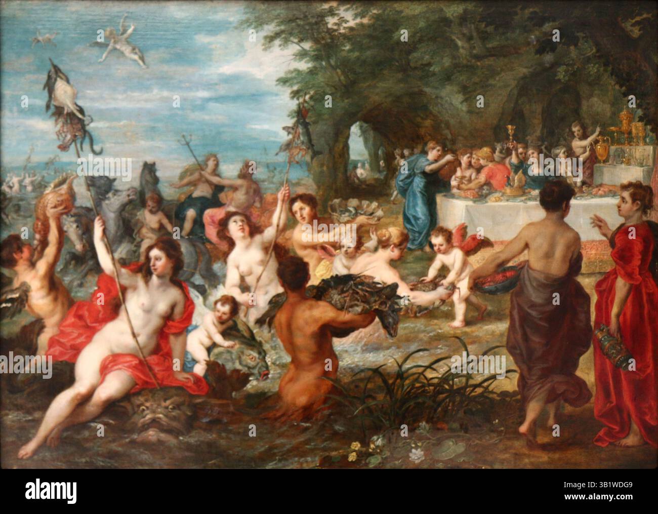 wedding of Peleus and Thetis Hendrick van Balen the Elder Stock Photo - Alamy