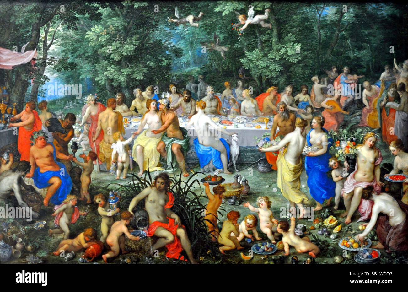 The Wedding of Thetis and Peleus by Hendrick van Balen and Jan Brueghel the Elder, ca. 1630 ...