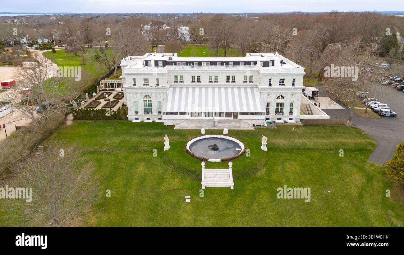 Rosecliff Mansion, Newport RI, USA Stock Photo - Alamy