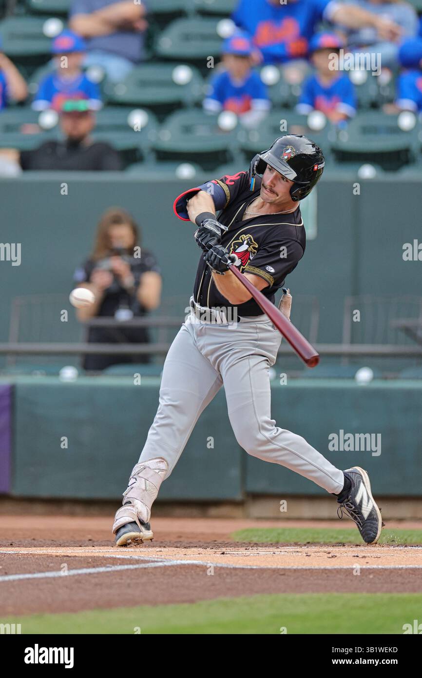 Winston-Salem, NC. USA; Rome Emperors center field Patrick Clohisy (14 ...