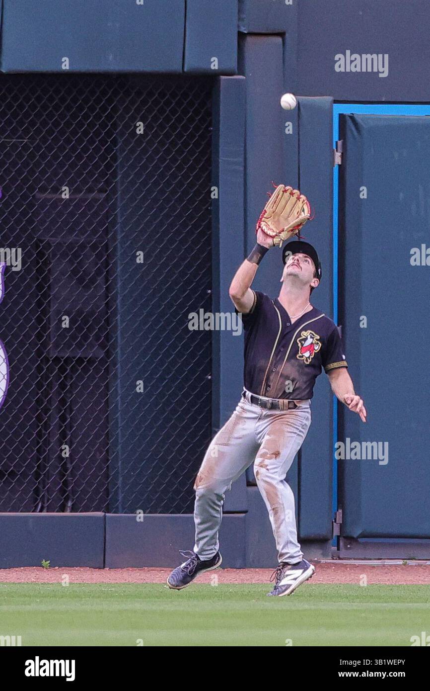 Winston-Salem, NC. USA; Rome Emperors center field Patrick Clohisy (14 ...
