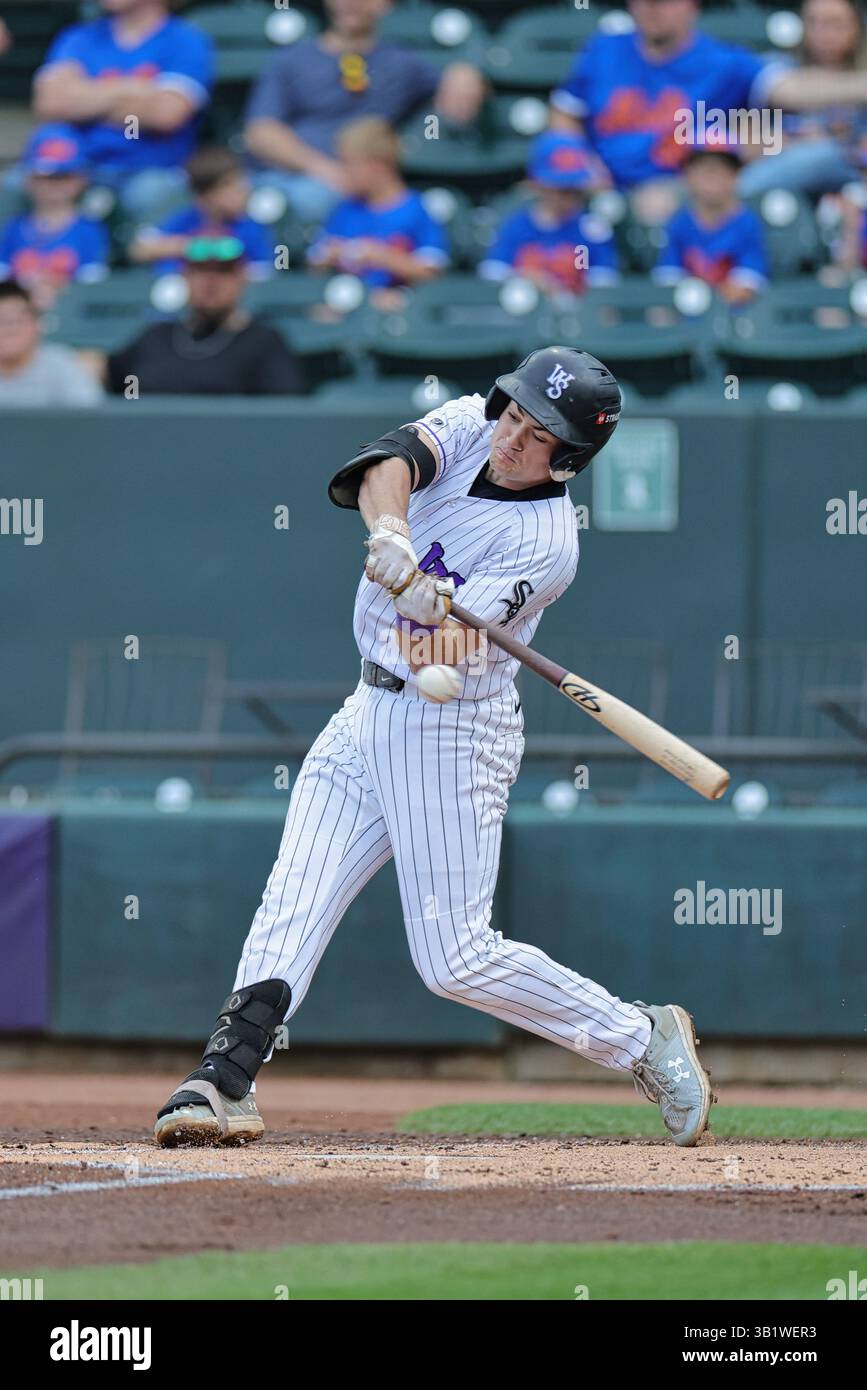 Winston-Salem, NC. USA; Winston-Salem Dash second base Sam Antonacci (1 ...