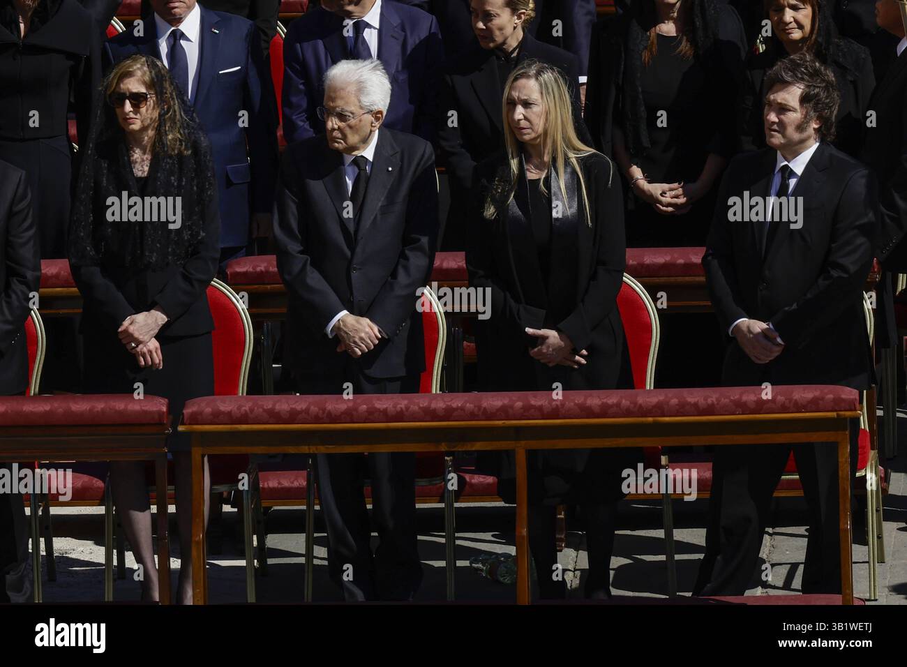 News - Funeral Mass of the Holy Father Francis from right to left ...