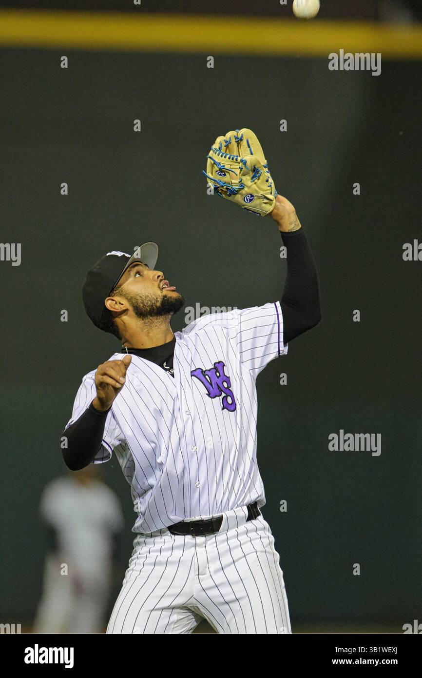 Winston-Salem, NC. USA; Winston-Salem Dash third base Arxy Hernandez ...