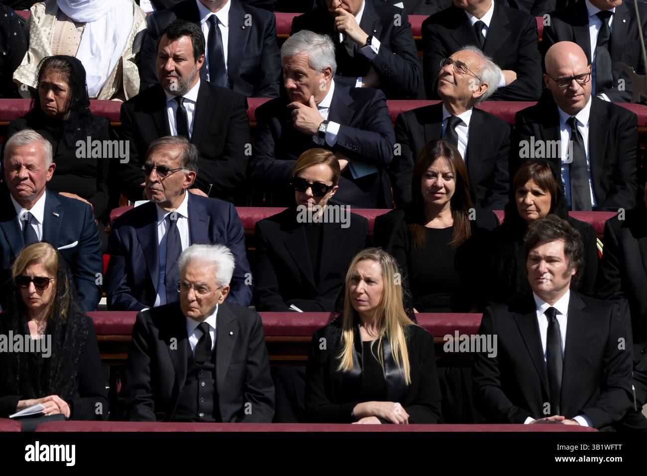 Vatican City, Vatican. 26th Apr, 2025. Italian Senate president Ignazio ...