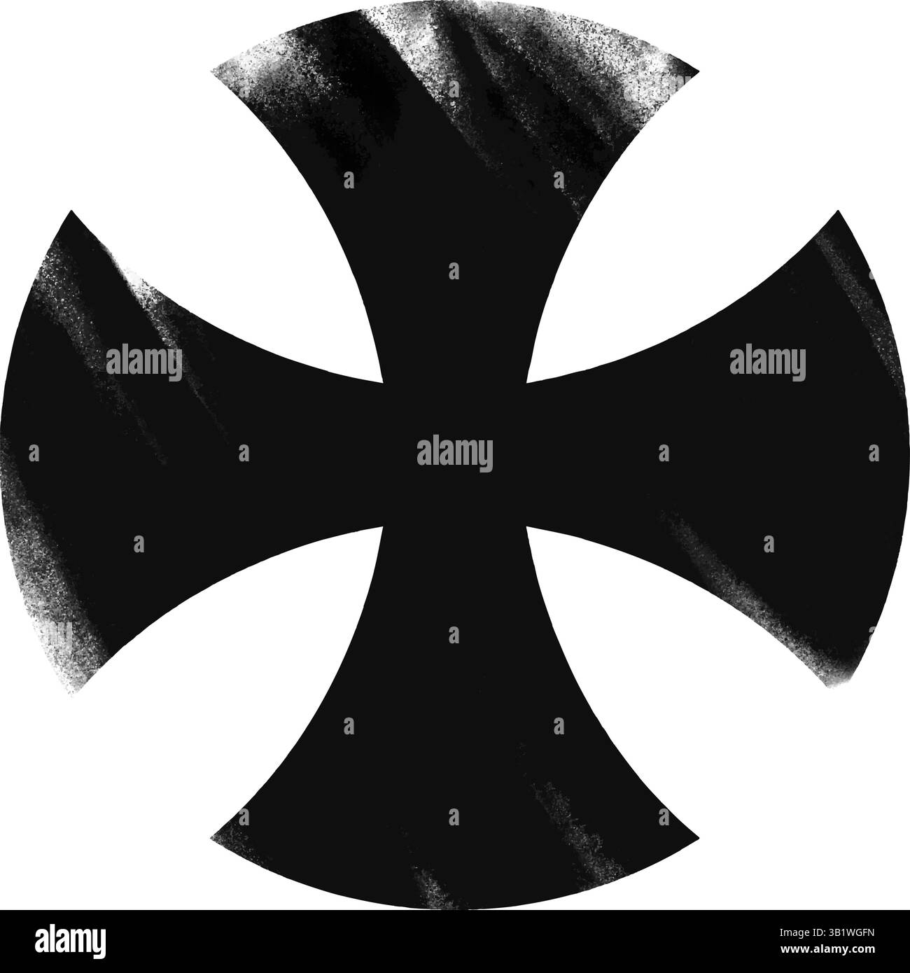 vector knights Templar cross. Grunge texture Stock Vector Image & Art ...