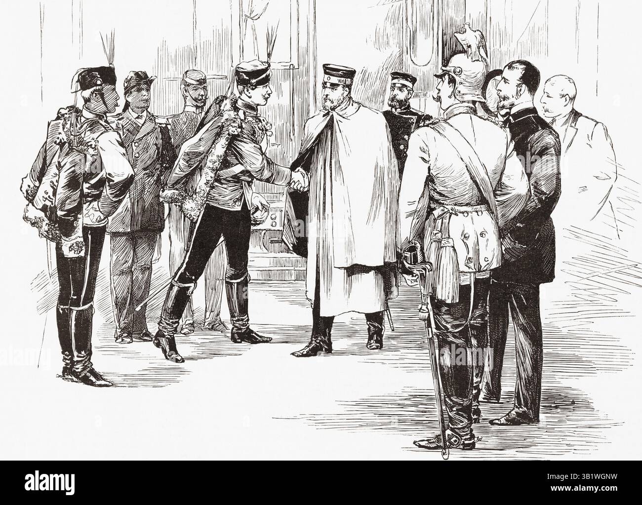 The Prince of Wales, later Edward VII (1841 – 1910), visiting Berlin in ...