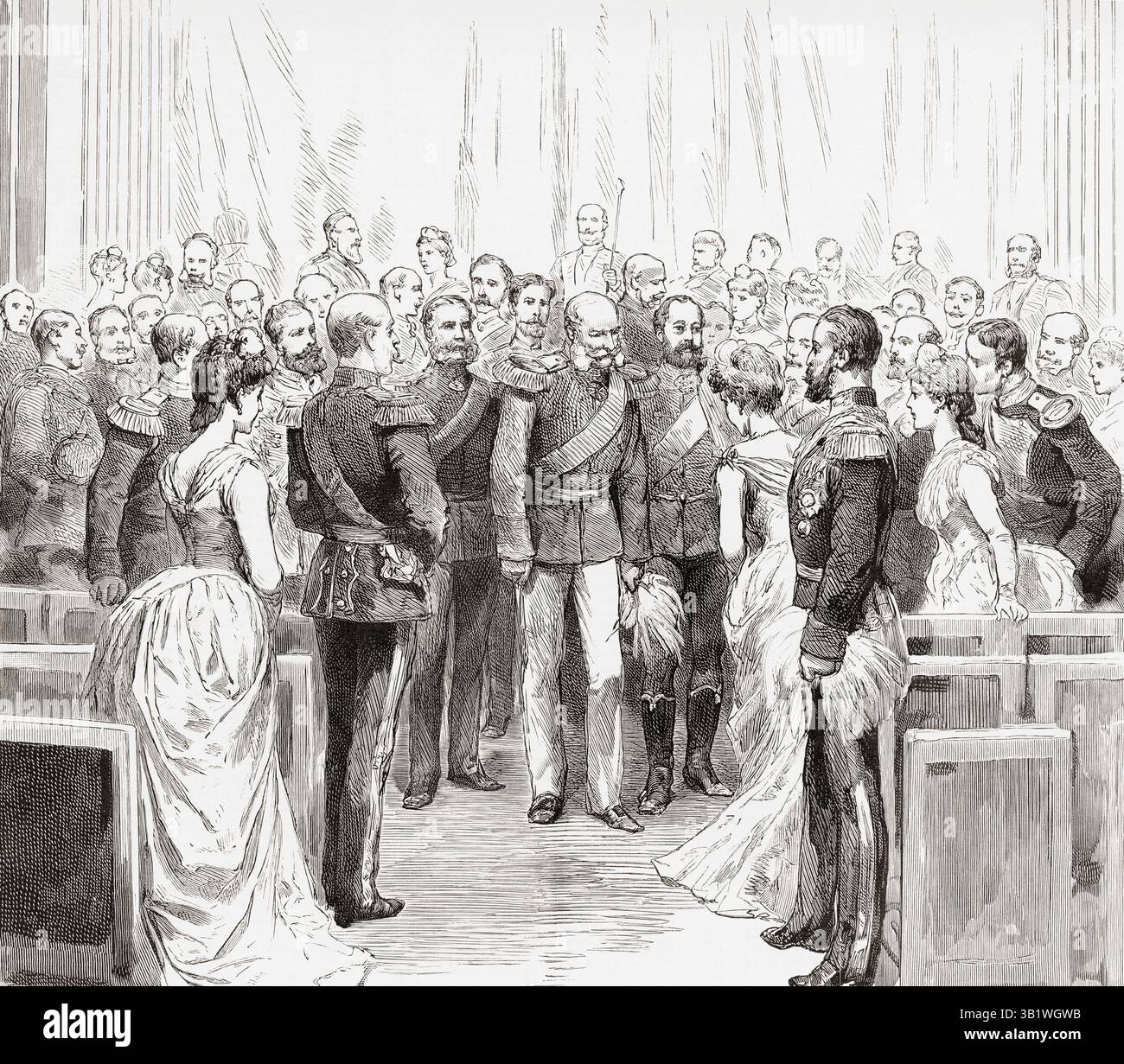 The celebration of the 90th birthday of the Emperor of Germany - The ...