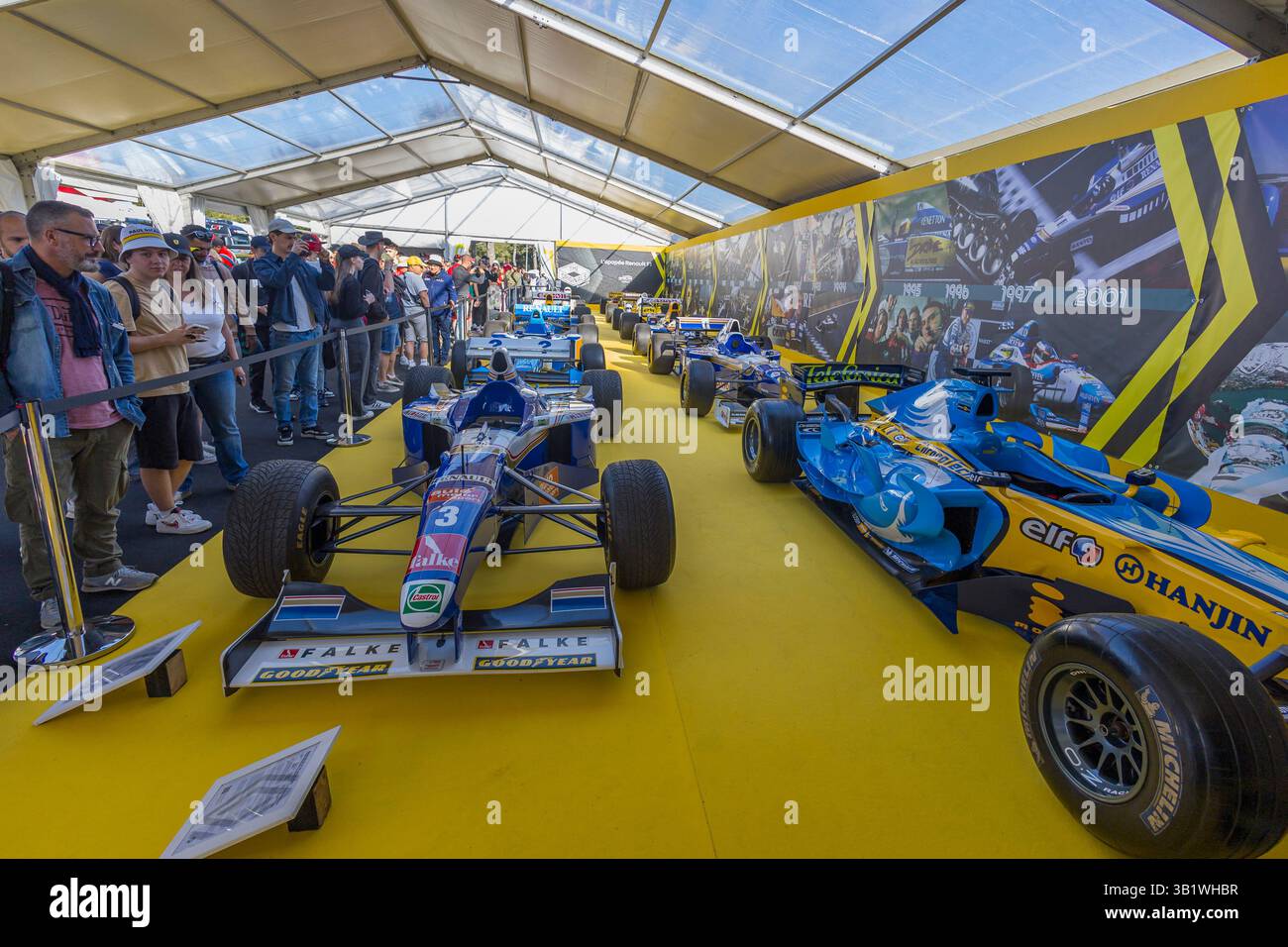 Exposition anniversaire Renault, during the 2025 KENNOL Grand Prix de ...