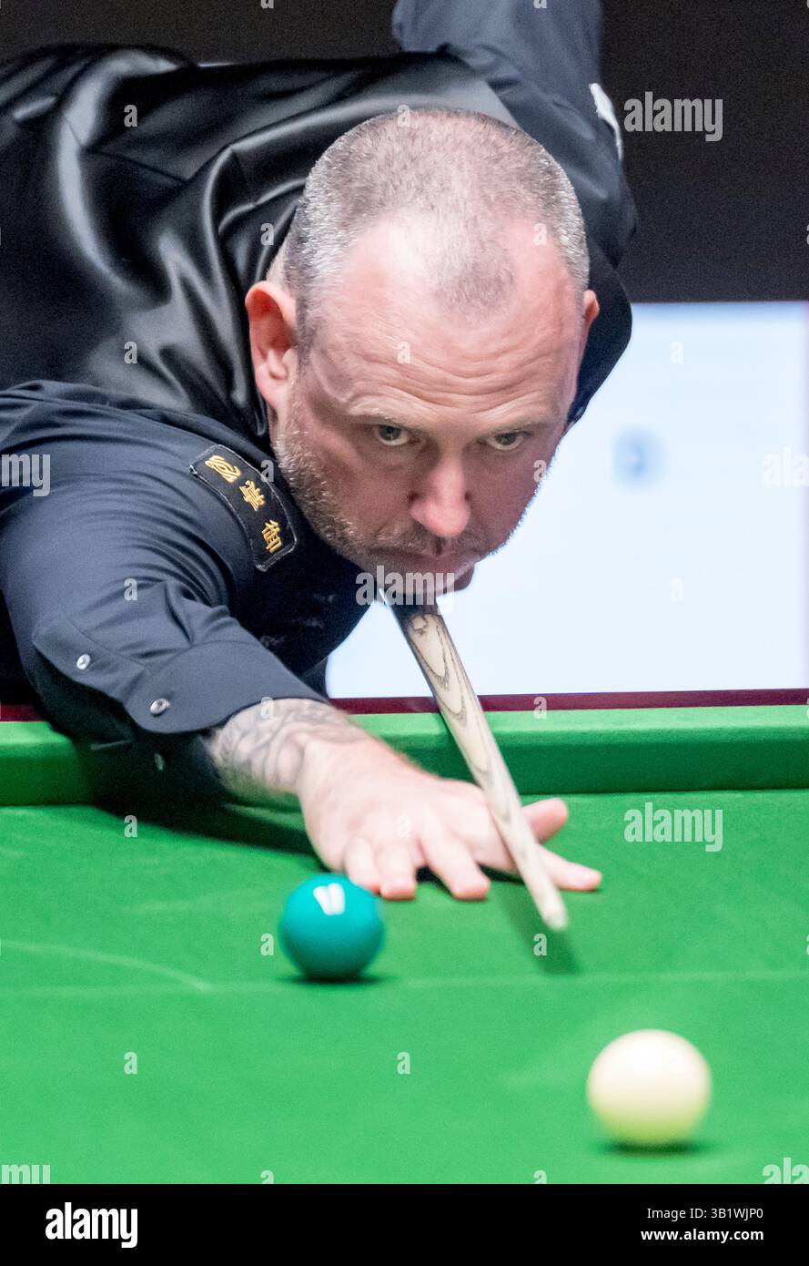 Mark Williams during his match against Hossein Vafae, on day eight of ...
