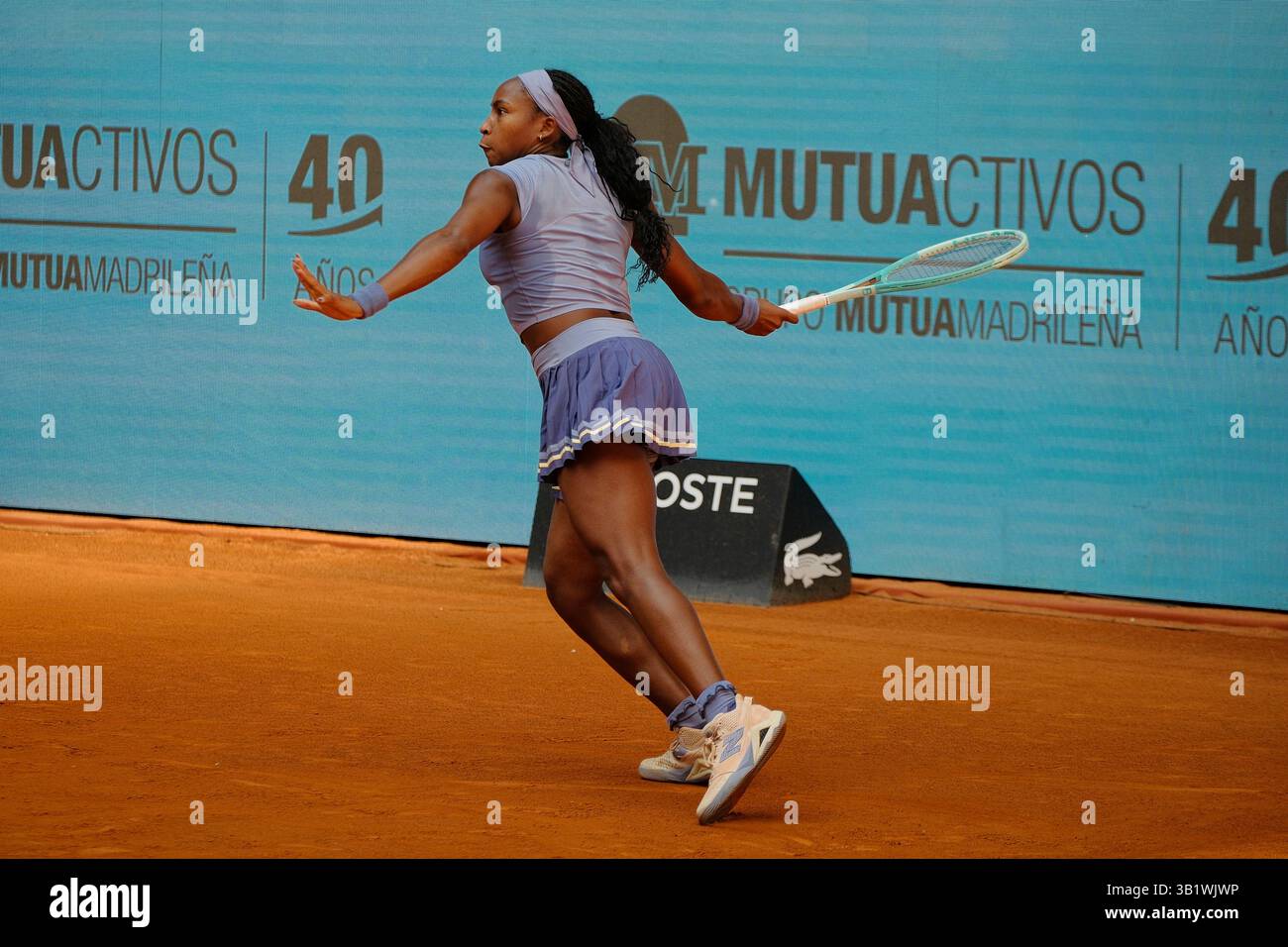 Madrid, Spain. 26th Apr, 2025. Tennis WTA, individual Women: Mutua ...