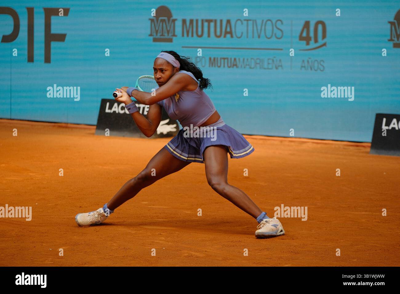 Madrid, Spain. 26th Apr, 2025. Tennis WTA, individual Women: Mutua ...