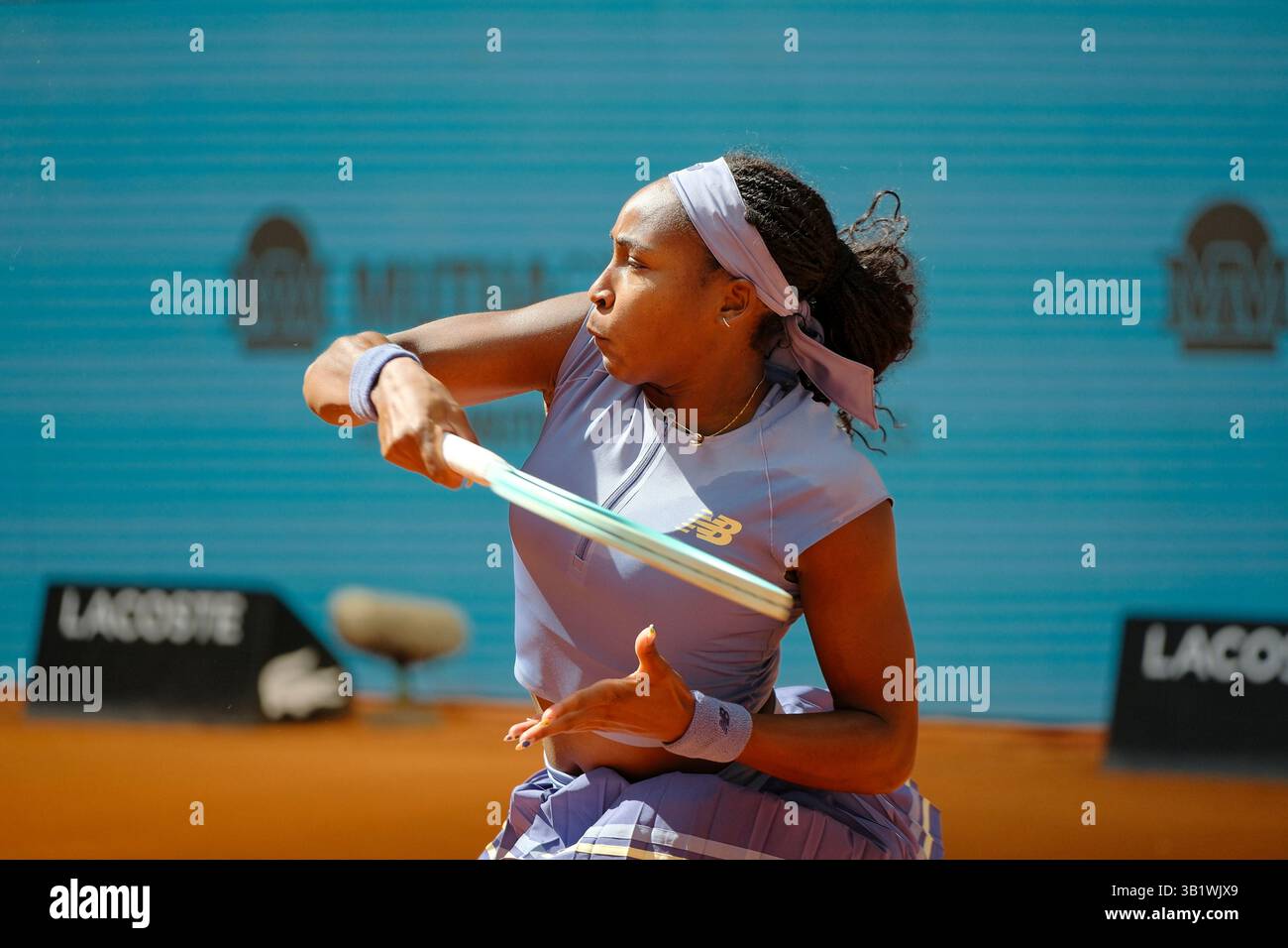 Madrid, Spain. 26th Apr, 2025. Tennis WTA, individual Women: Mutua ...