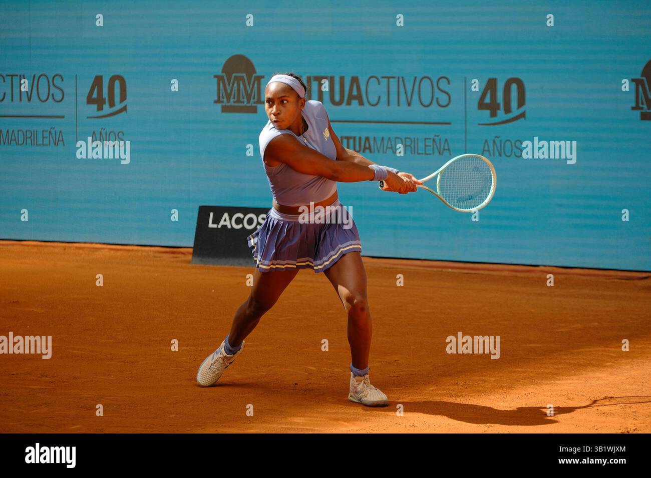 Madrid, Spain. 26th Apr, 2025. Tennis WTA, individual Women: Mutua ...