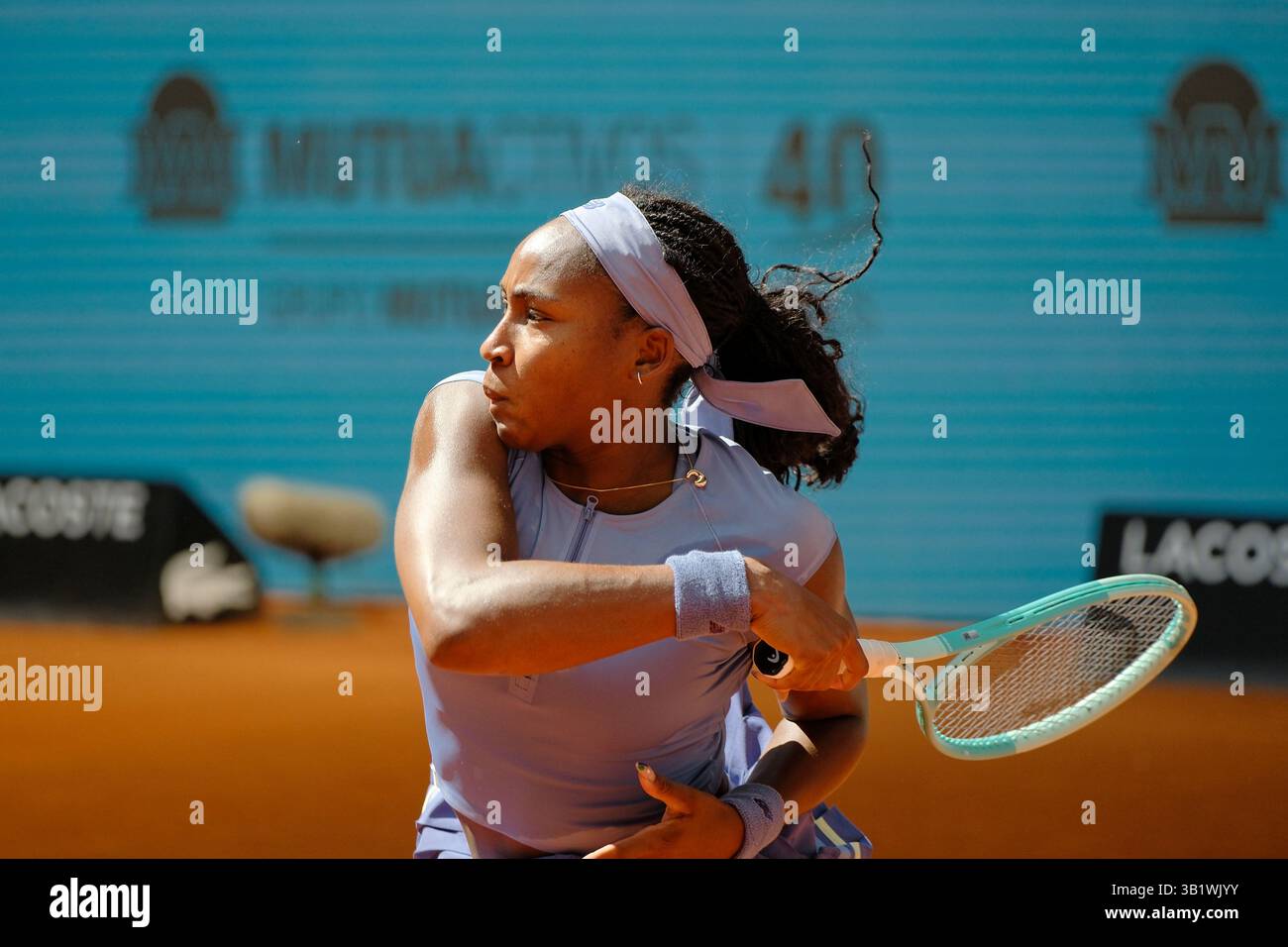 Madrid, Spain. 26th Apr, 2025. Tennis WTA, individual Women: Mutua ...