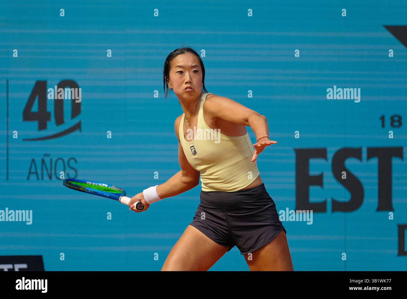 Madrid, Spain. 26th Apr, 2025. Tennis WTA, individual Women: Mutua ...