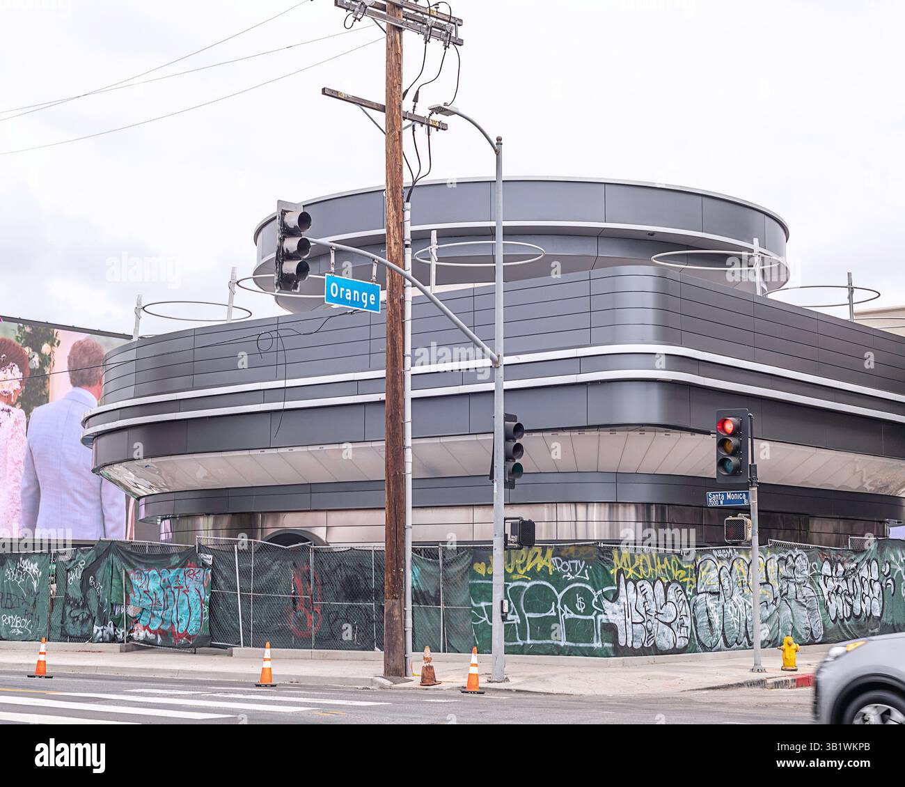 Los Angeles, CA, USA – April 24, 2025: Construction of Tesla’s ...