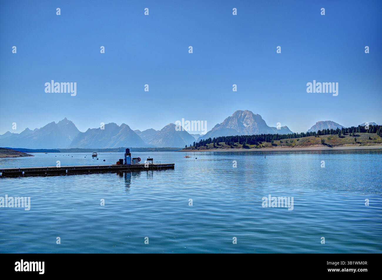 Colter Bay Village in Grand Teton National Park Moran, Wyoming Stock ...