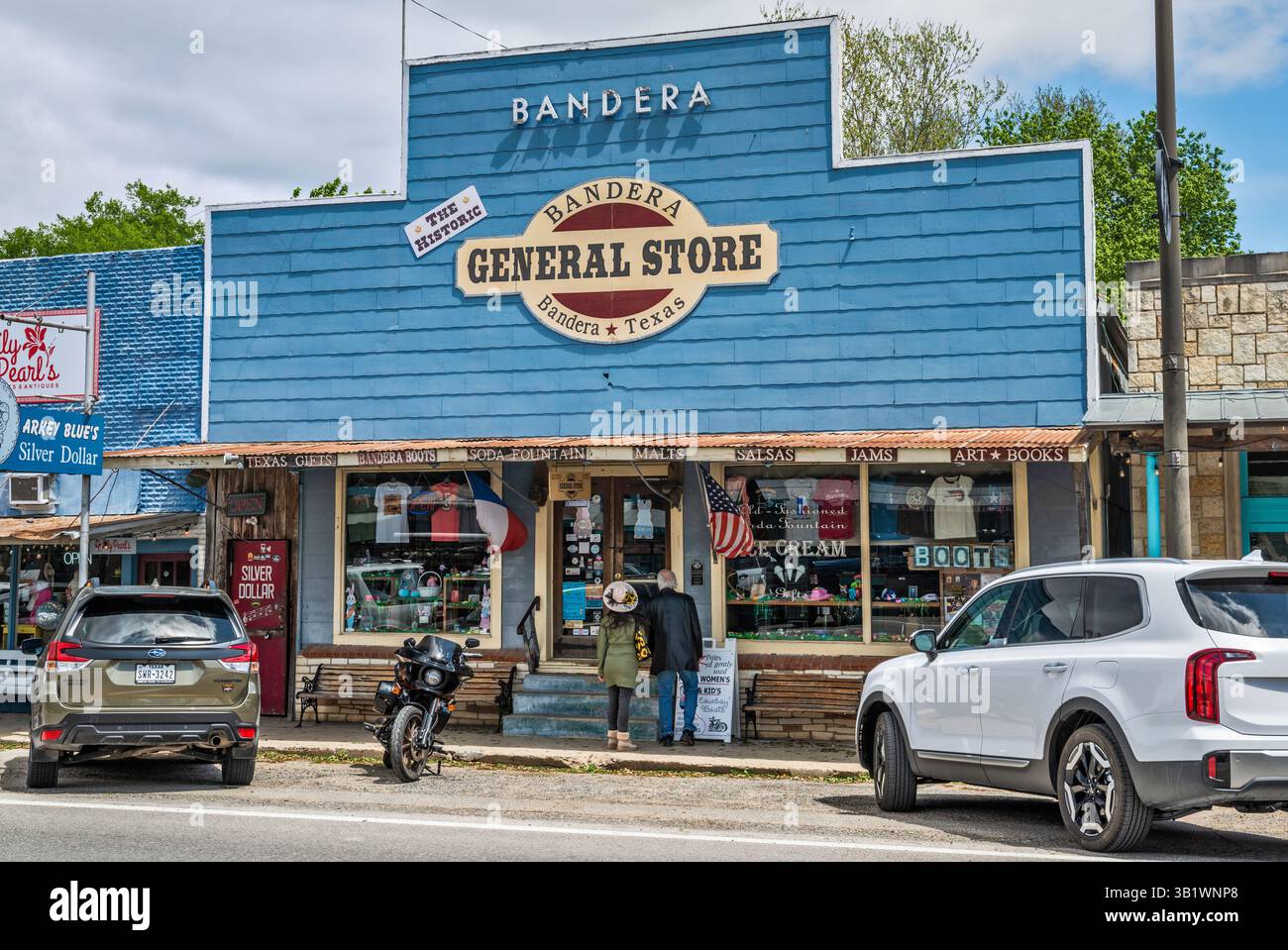 Traditional store on Main Street in Bandera, Texas, USA Stock Photo - Alamy