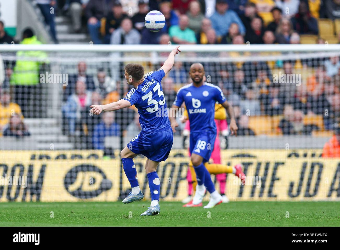 #33, Luke Thomas of Leicester City in action during the Premier League ...