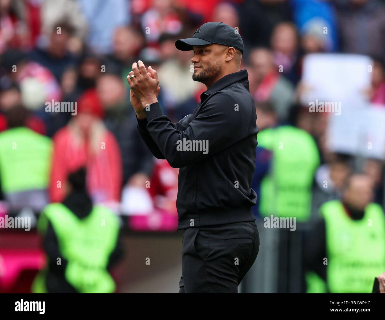 MUNICH, GERMANY - APRIL 26: Vincent Kompany head coach of FC Bayern ...