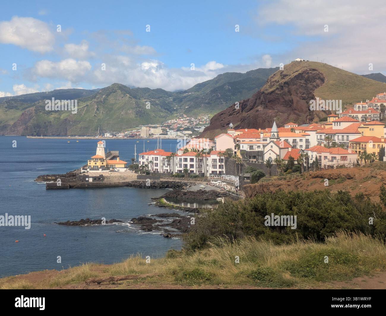 Hiking route PR8 near Caniçal Eastern Madeira Stock Photo - Alamy
