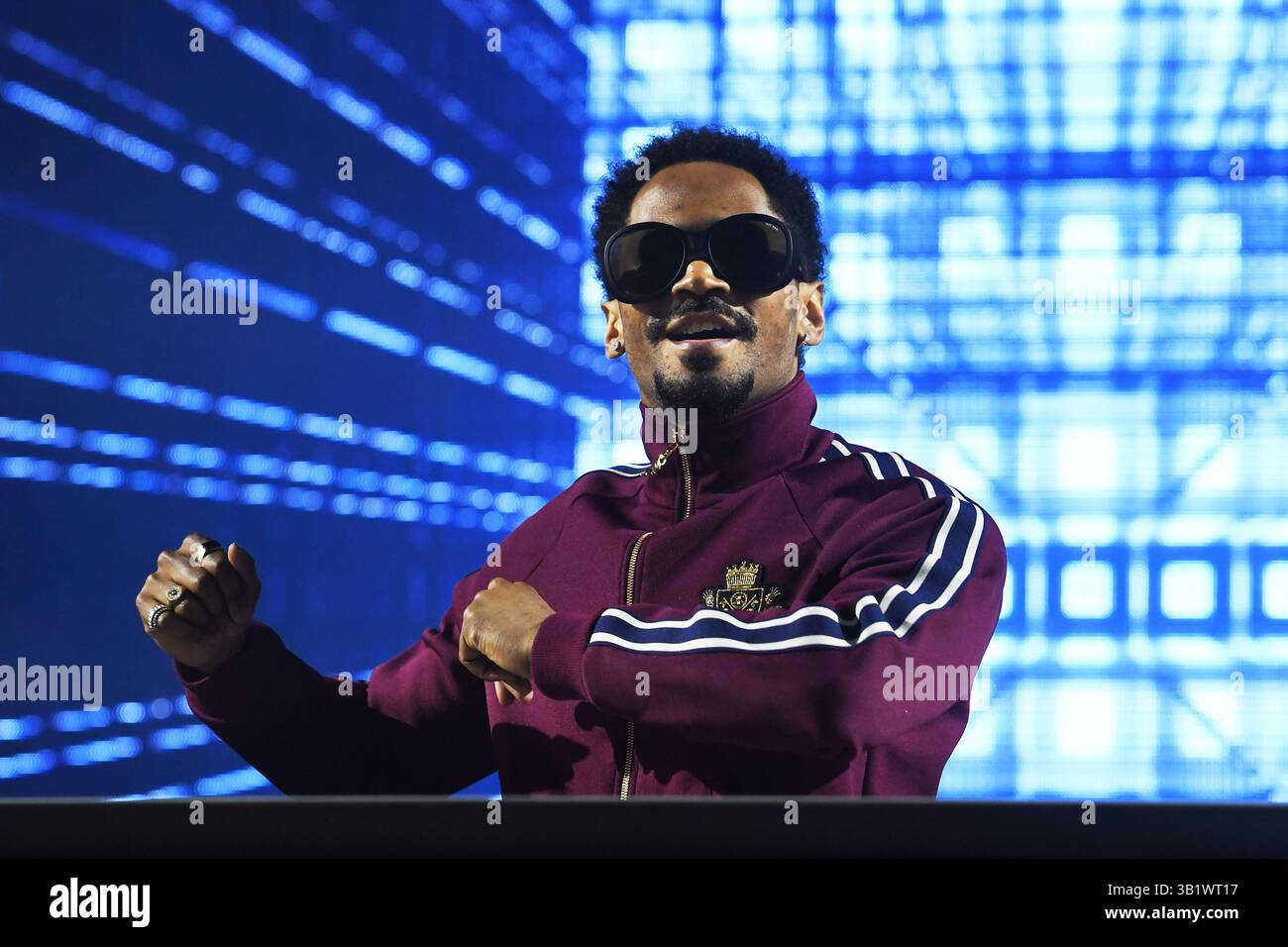 London, UK. 25th Apr 2025. LONDON, ENGLAND - APRIL 25: Kaytranada (Louis Celestin) performing at ...