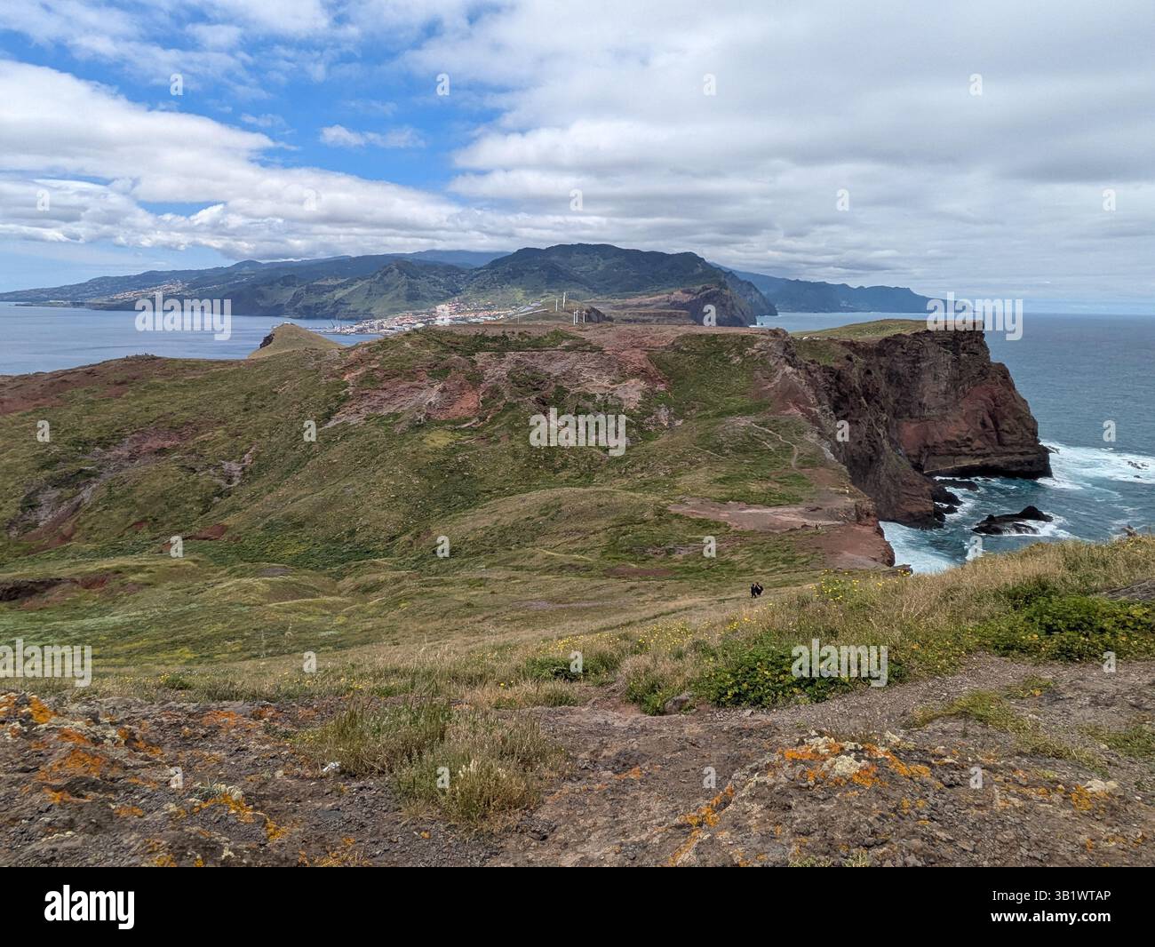 Hiking route PR8 near Caniçal Eastern Madeira Stock Photo - Alamy